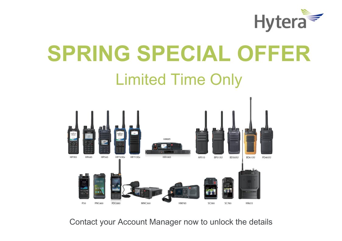Spring Special Offers – Starting with Radio Recycling! - Hytera EU