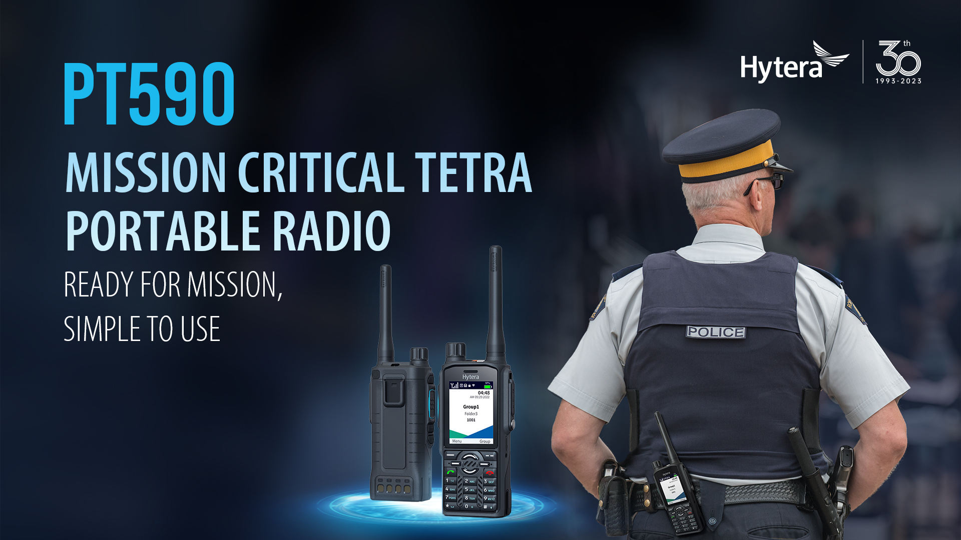 Hytera Launches New Generation TETRA Portable Radio PT590 - Hytera